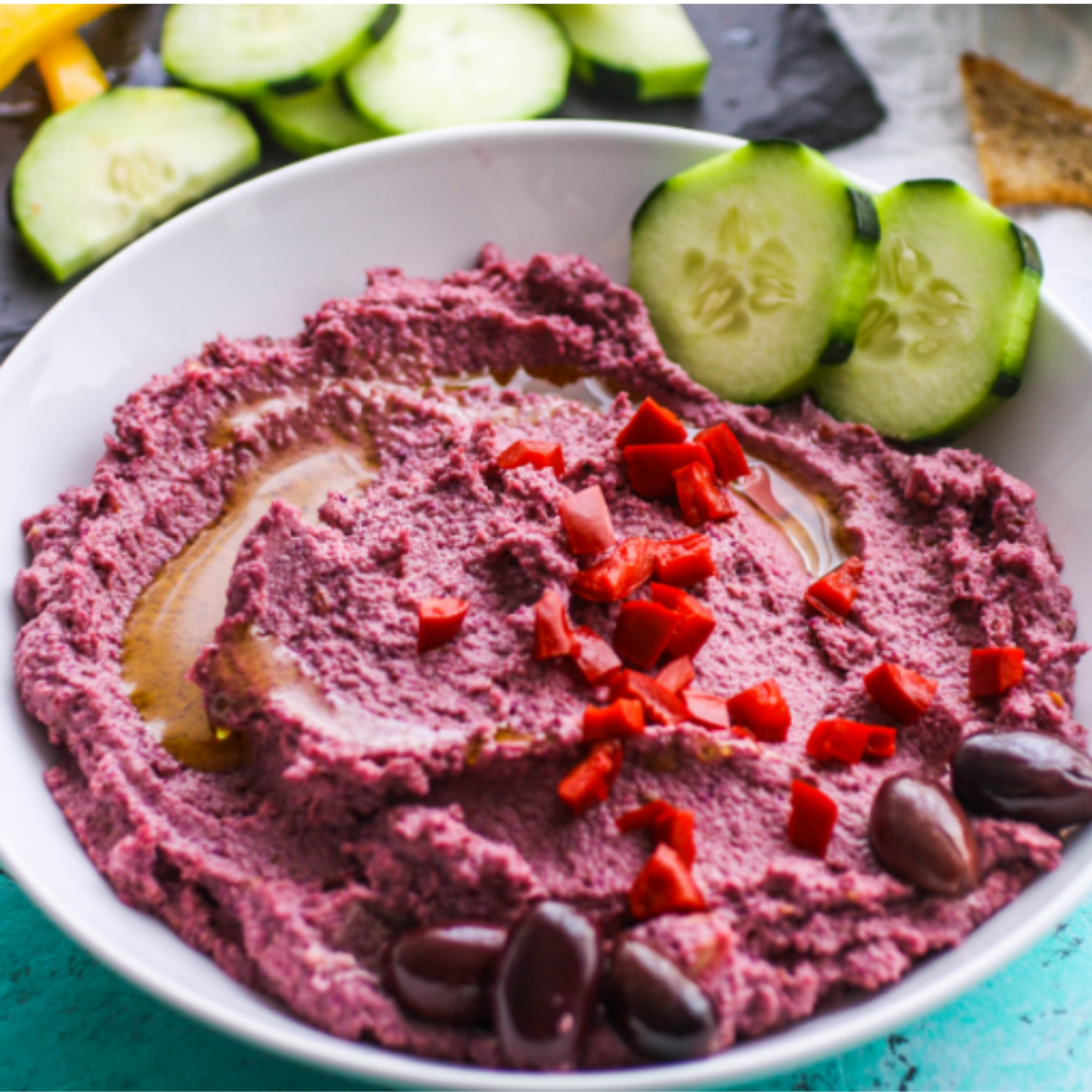 Roasted Garlic and Purple Cauliflower Hummus - Fresh Select